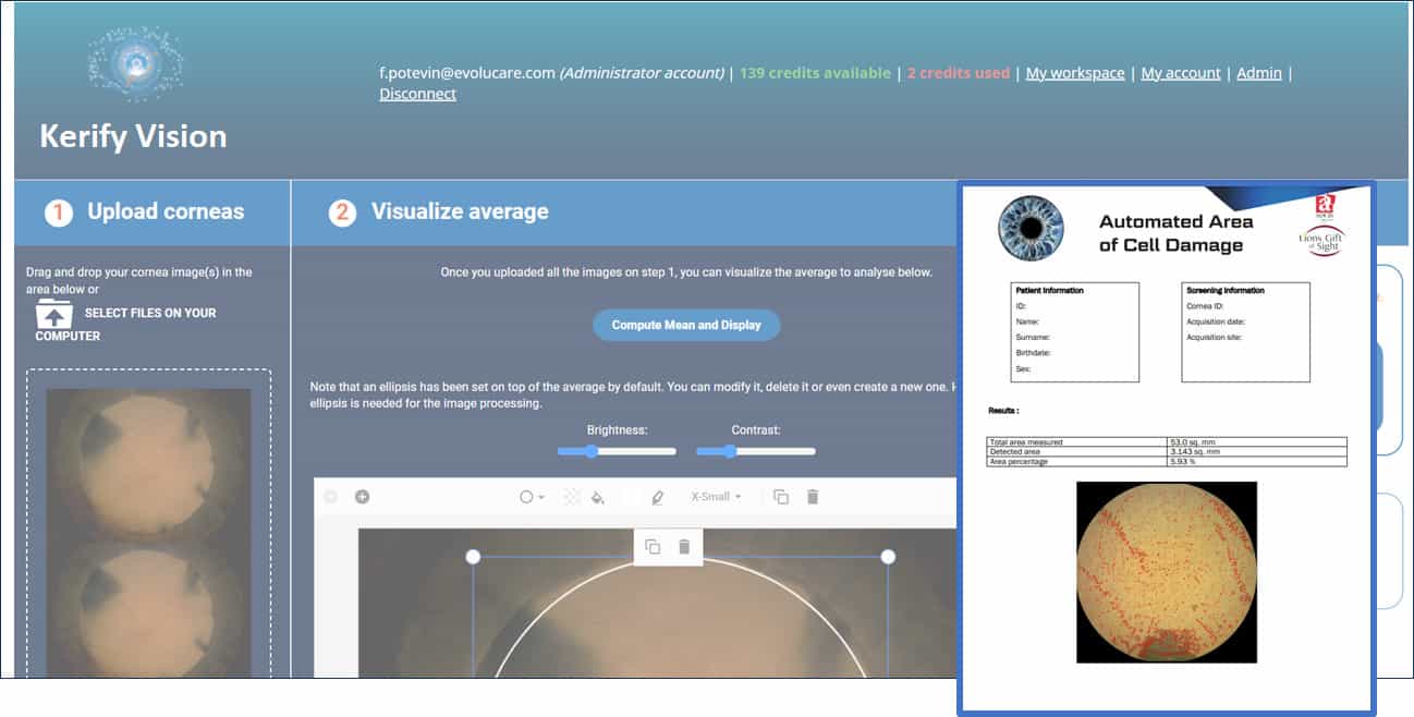 Kerify computer vision software